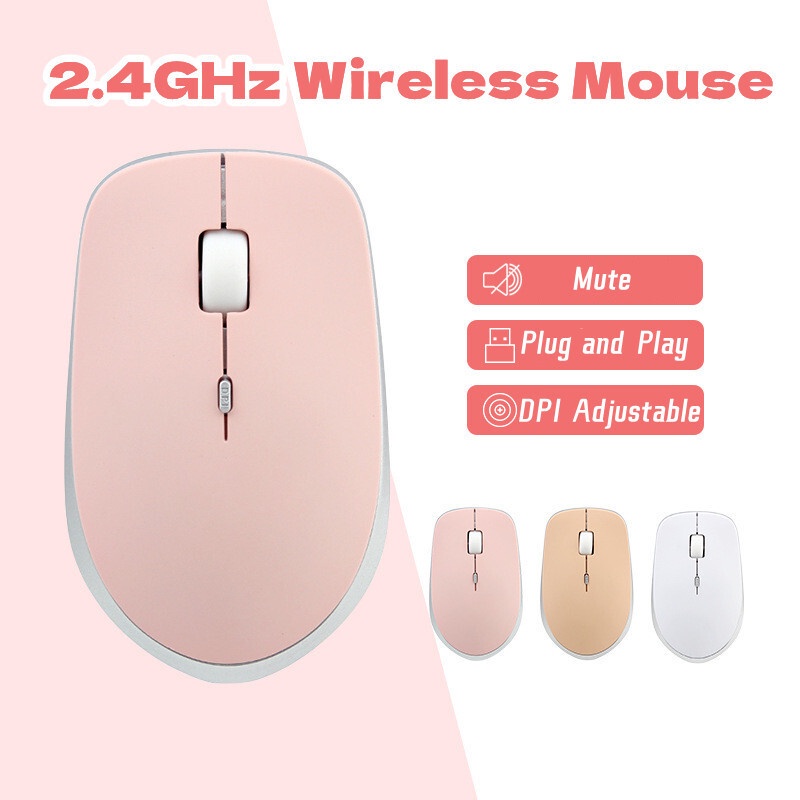 2.4GHz Wireless Mouse Silent Mouse Ergonomic Ultra Slim Gaming Mouse ...