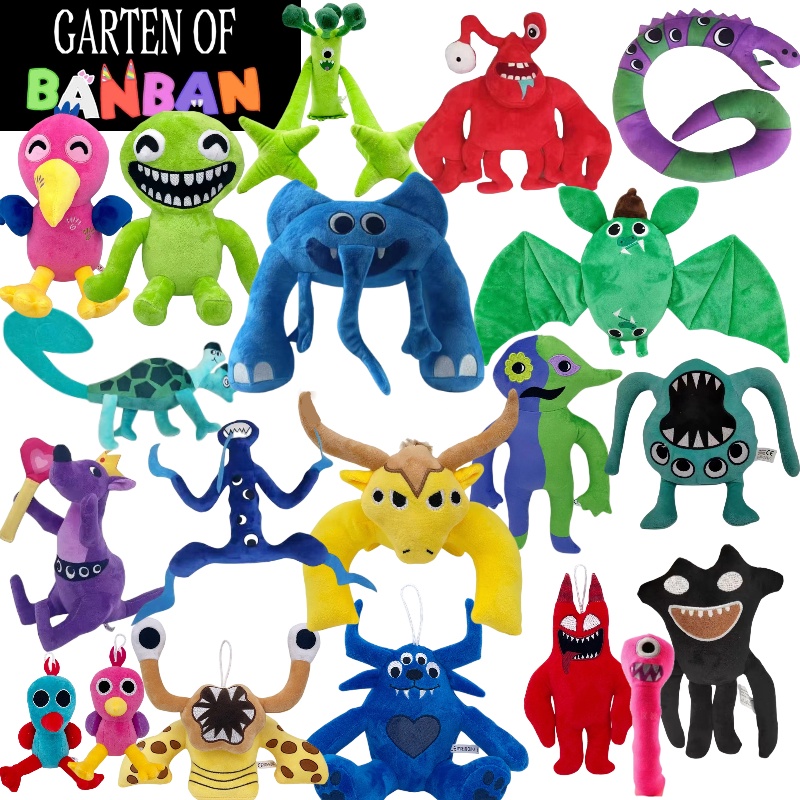 Garten of Banban Plush Toy long Joe Steve Pigster Stuffed Dolls Pillows ...