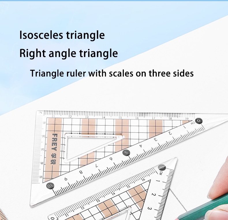 [ShipFromPH]7PCS/Box Compass Ruler Set ruler triangle ruler back to ...