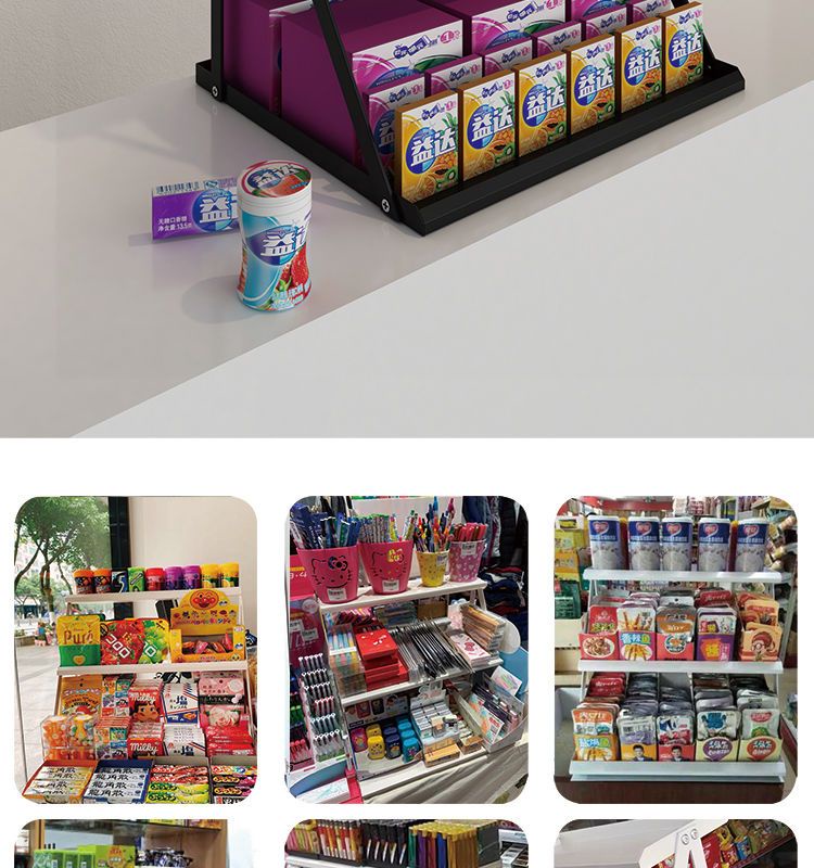 Supermarket Cashier Machine Desktop Small Shelf Front Desk Convenience ...