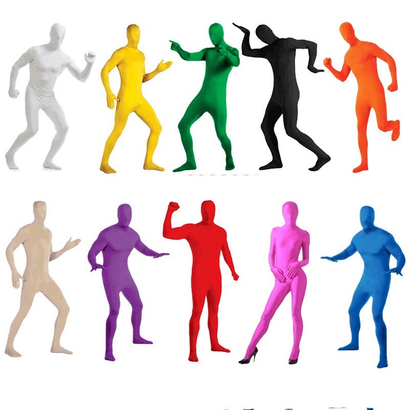 Green Screen Suit Ninja Invisible Man Skin Bodysuit Key Invisible ...