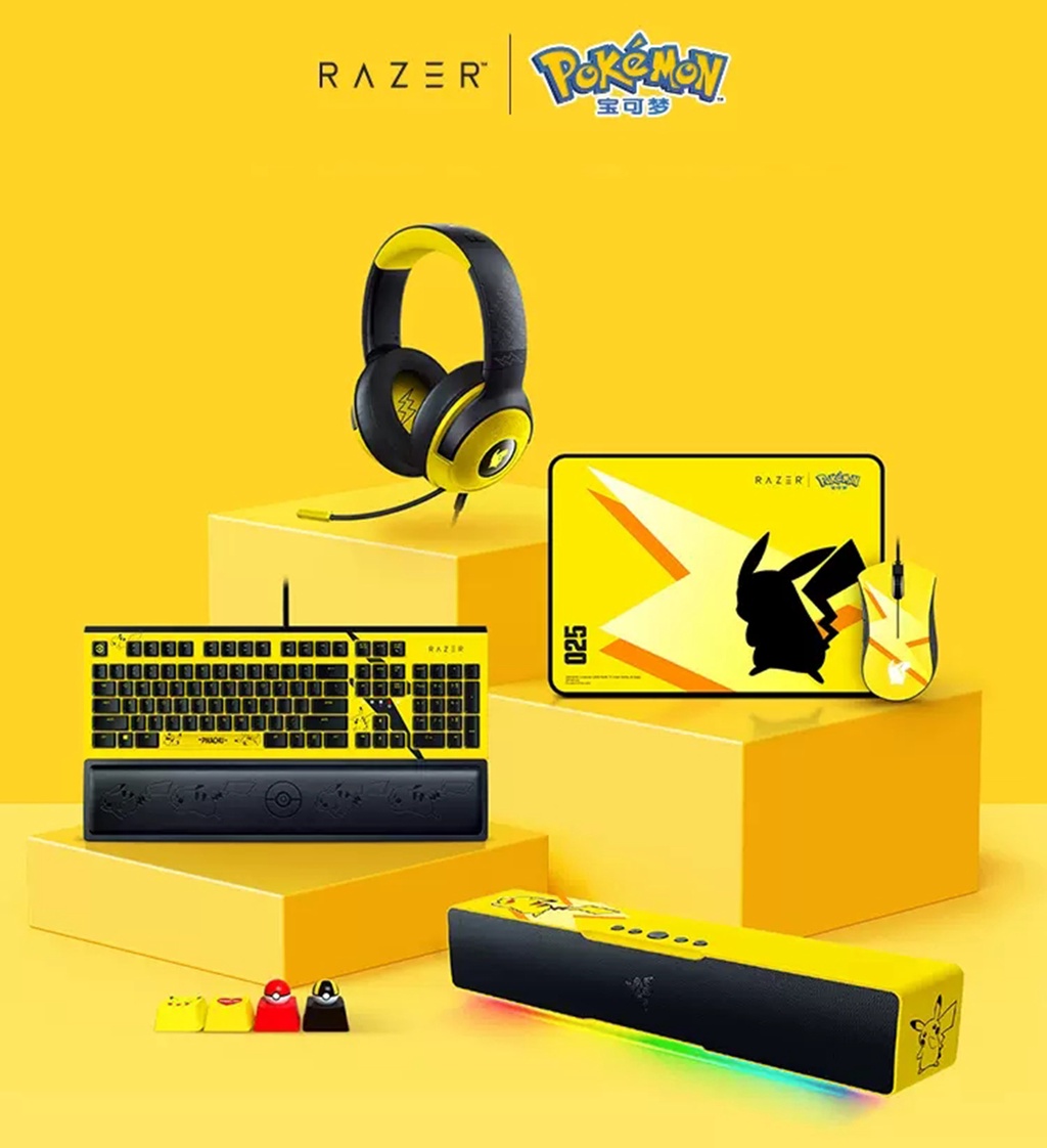 Razer Pokemon Pikachu Bluetooth Speaker RGB Light Effect with Heavy ...