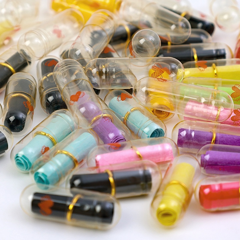 Mini Creative Love Message Letter Capsule Girlfriend Boyfriend Wish ...