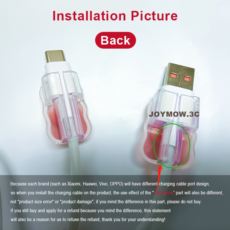 DIY “Love” Charging Cable Protector Cord Protector Compatible for ...