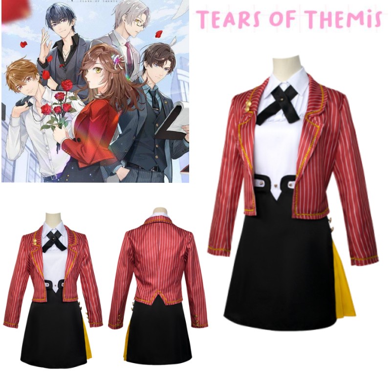 Game Tears Of Themis Heroine Rose Cosplay Costume Lawyeress Working ...