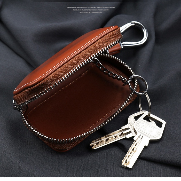 BMW Car Key Case Genuine Leather Car Smart Key Chain Keychain Holder ...