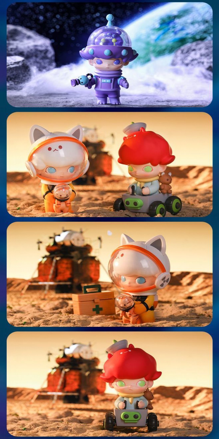 Dimoo Space Travel Series Mystery Box POPMART POPMART Genuine Trendy ...