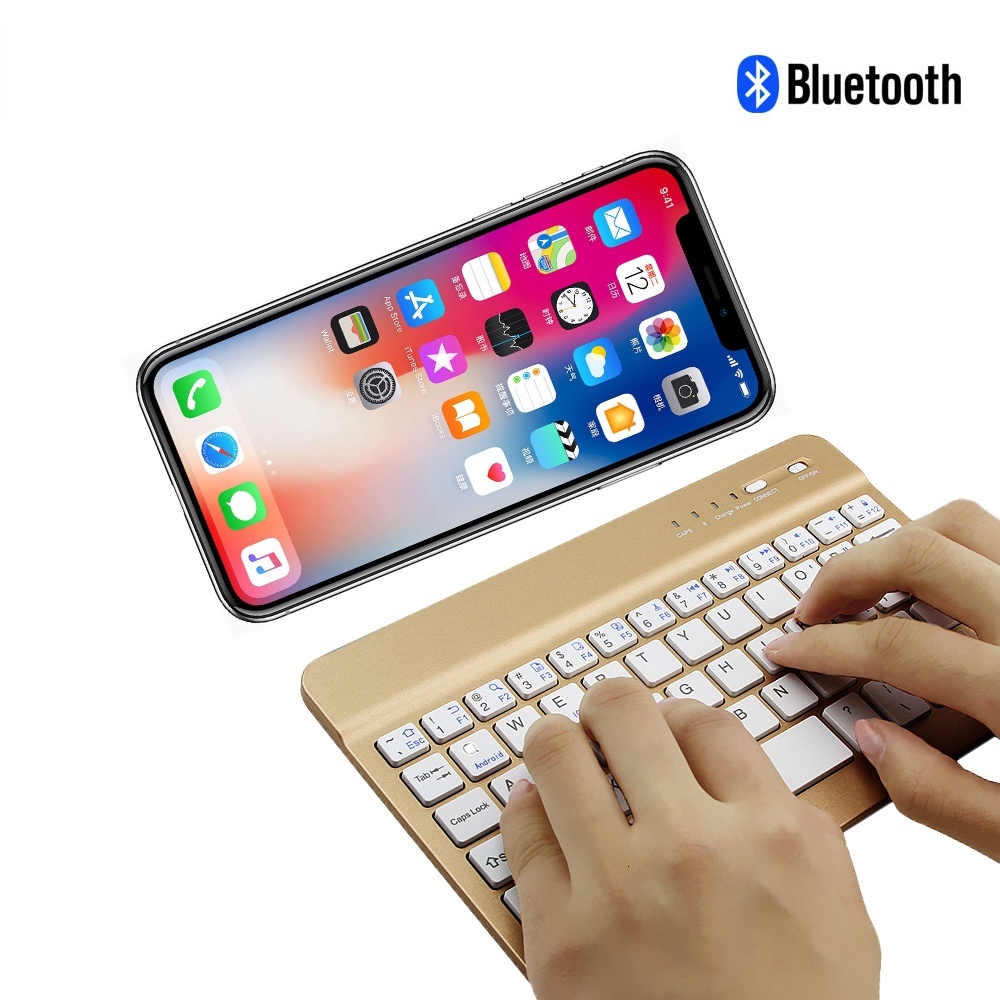 USB Rechargeable 3.0 Wireless Bluetooth Keyboard Universal Wireless ...