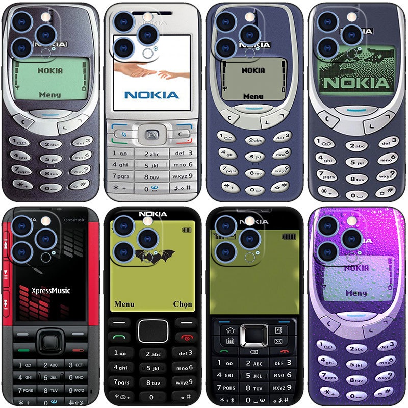 Retro Old Nostalgia Nokia Cellphone Case For Apple Iphone 14 13 12 Mini ...