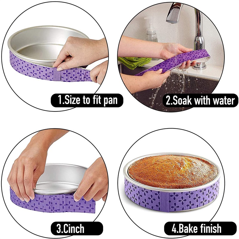 Baking Cake Mold Baking Tray Protection Strap Strip Anti-deformation ...