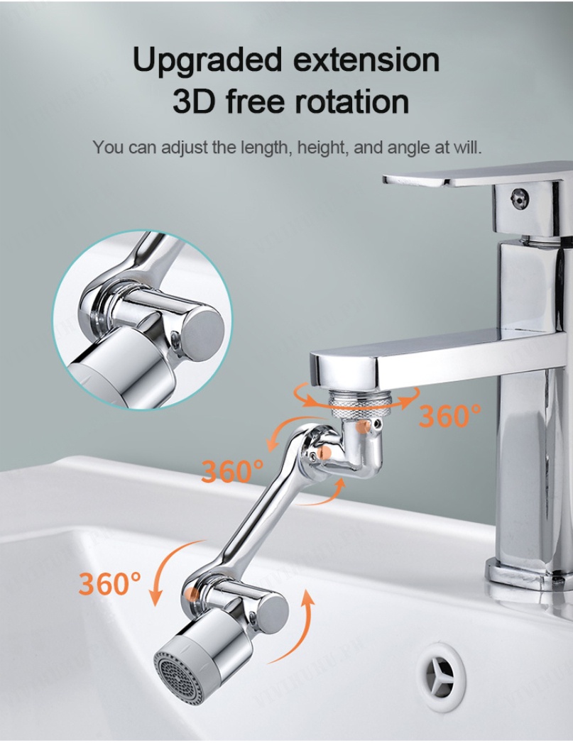 German exquisite quality 1080 degrees universal water tap | Shopee ...