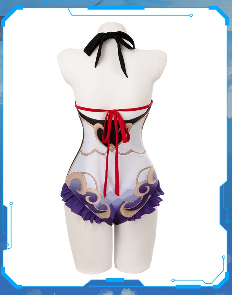 Game Genshin Impact Ganyu Cosplay Costume Sets Ganyu Swimsuit Bikini ...