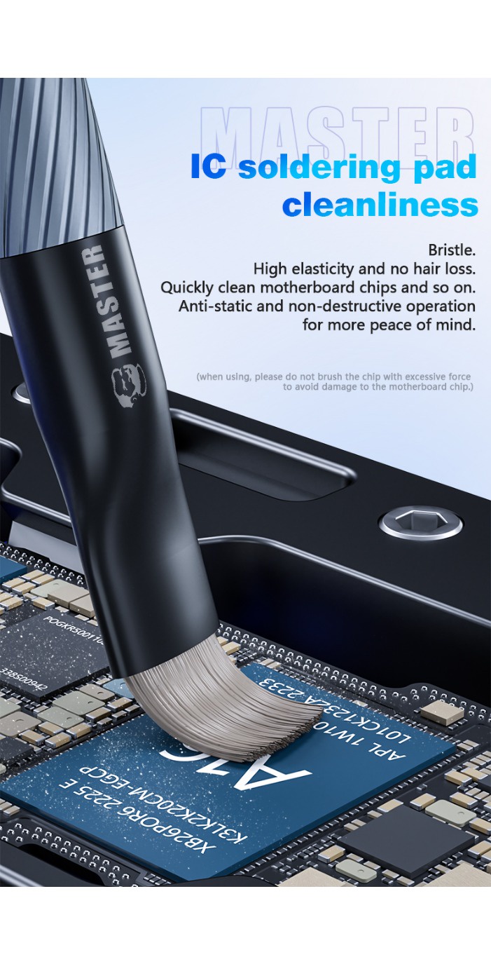 Mechanical steel brush polishing brush Used to remove the mainboard IC ...