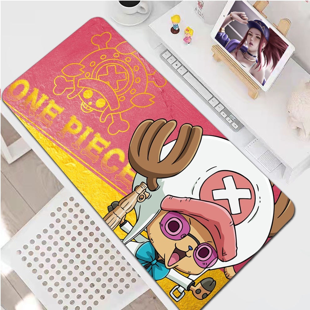 One Piece Japan Anime Luffy Tony Chopper Laptop Computer Mousepad XL ...