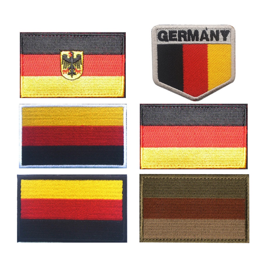 German armband germany flag Embroidered Patch Eagle Shield Tactical Badge Deutschland Emblem for ...