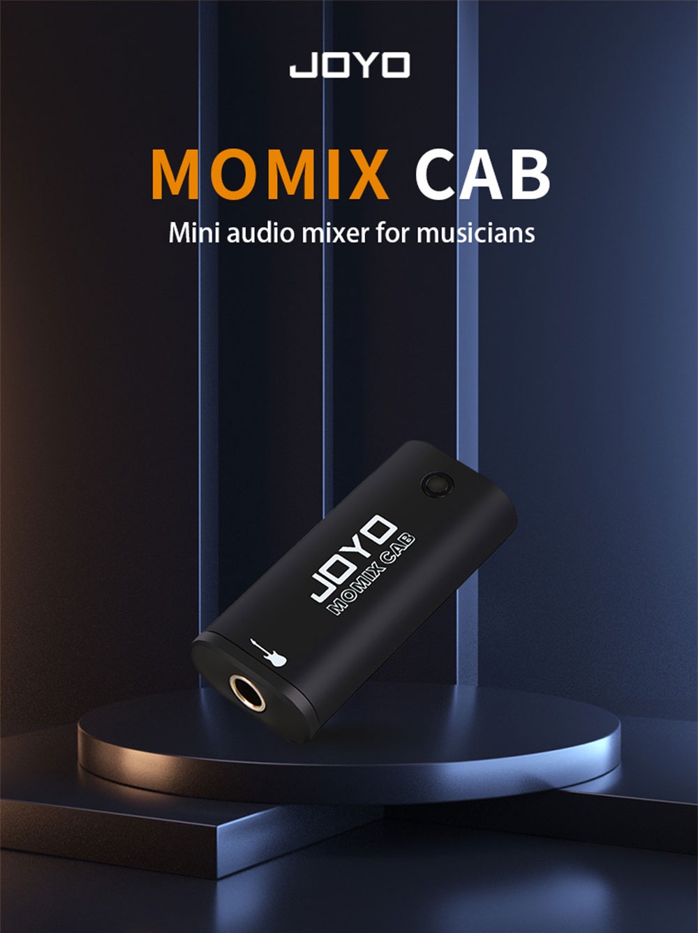 JOYO MOMIX CAB Mini Audio Mixer Guitar Recording Webcasting Live Stream ...