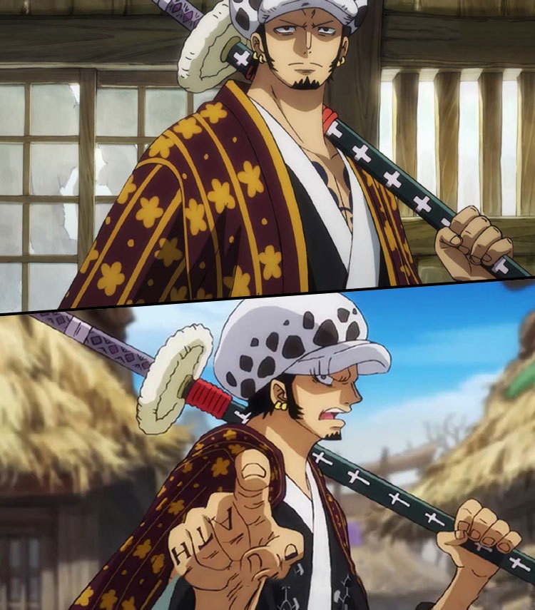 One Piece Trafalgar Law/Trafalgar D Water Law Cosplay Costume Kimono ...