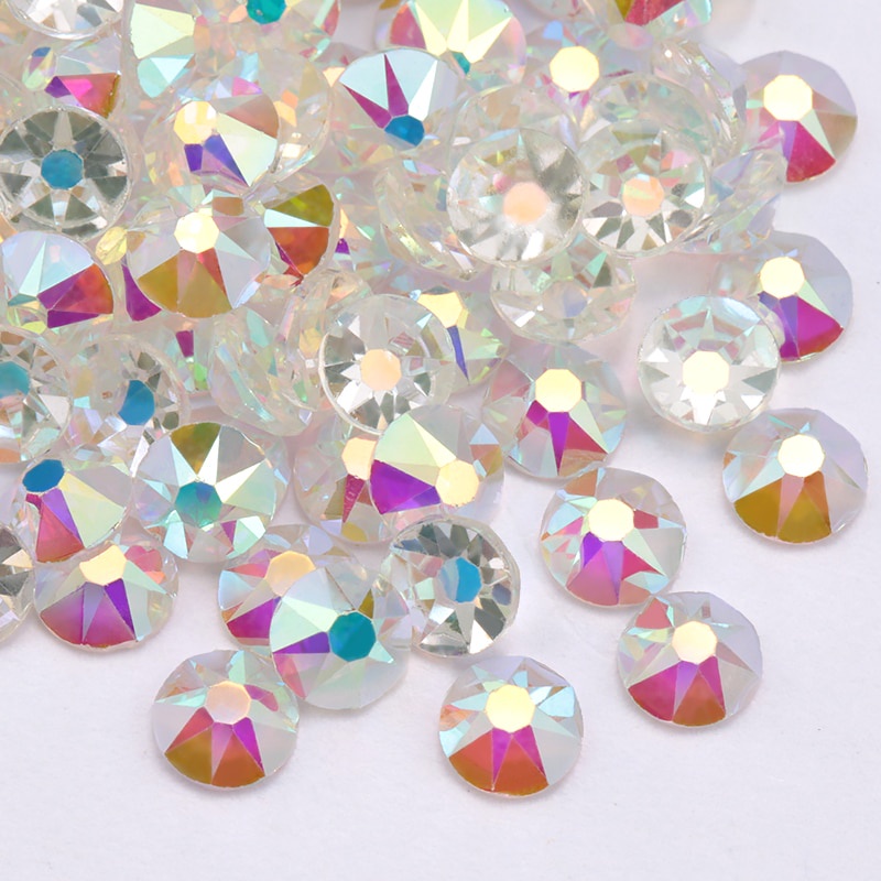 1440Pcs/288Pcs Cutting Surface Transparent AB Stone SS16 SS20 SS30 ...