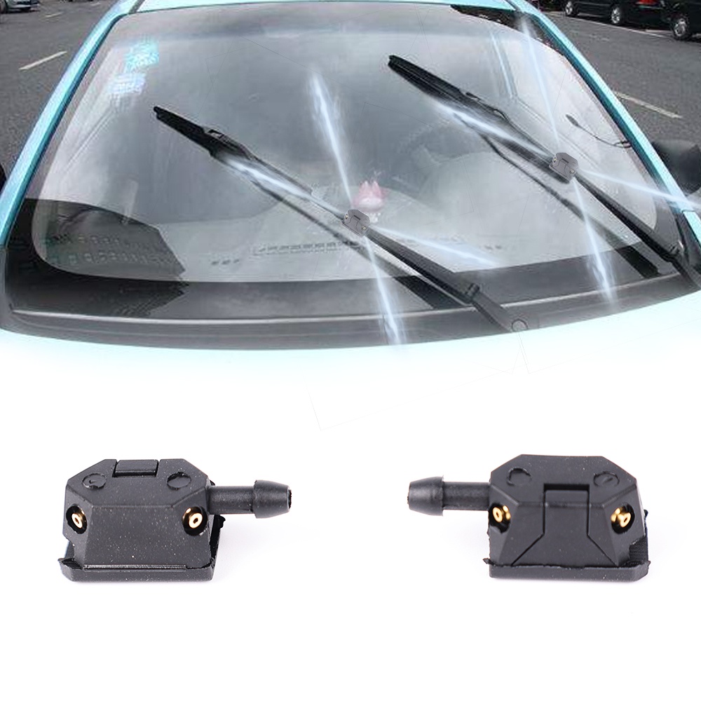 1Pc Car Universal Front Windshield Wiper Nozzle / Sprinkler Water Fan ...