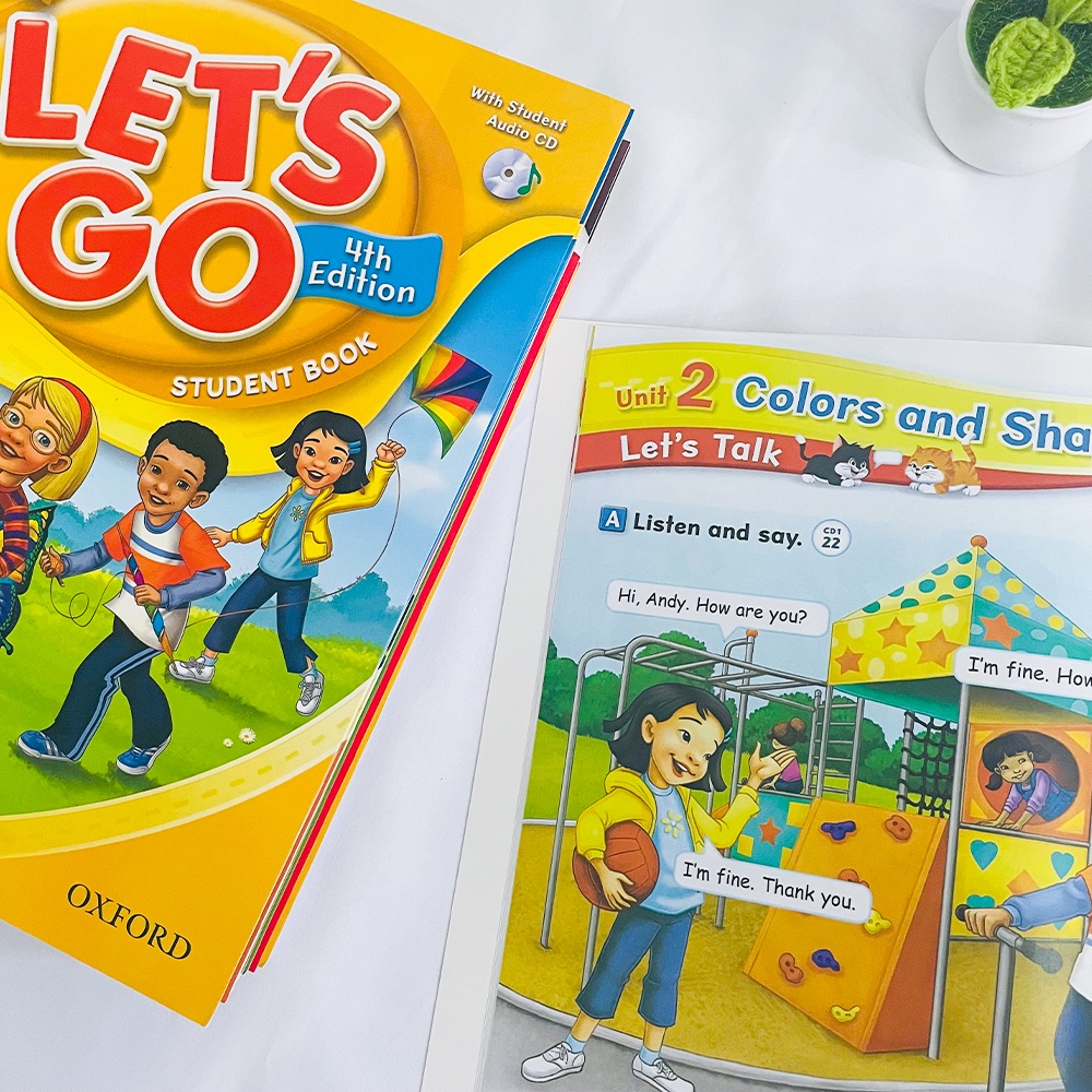 6book Oxford Let's Go Student Book 4th Edition New Phonics and Reading ...