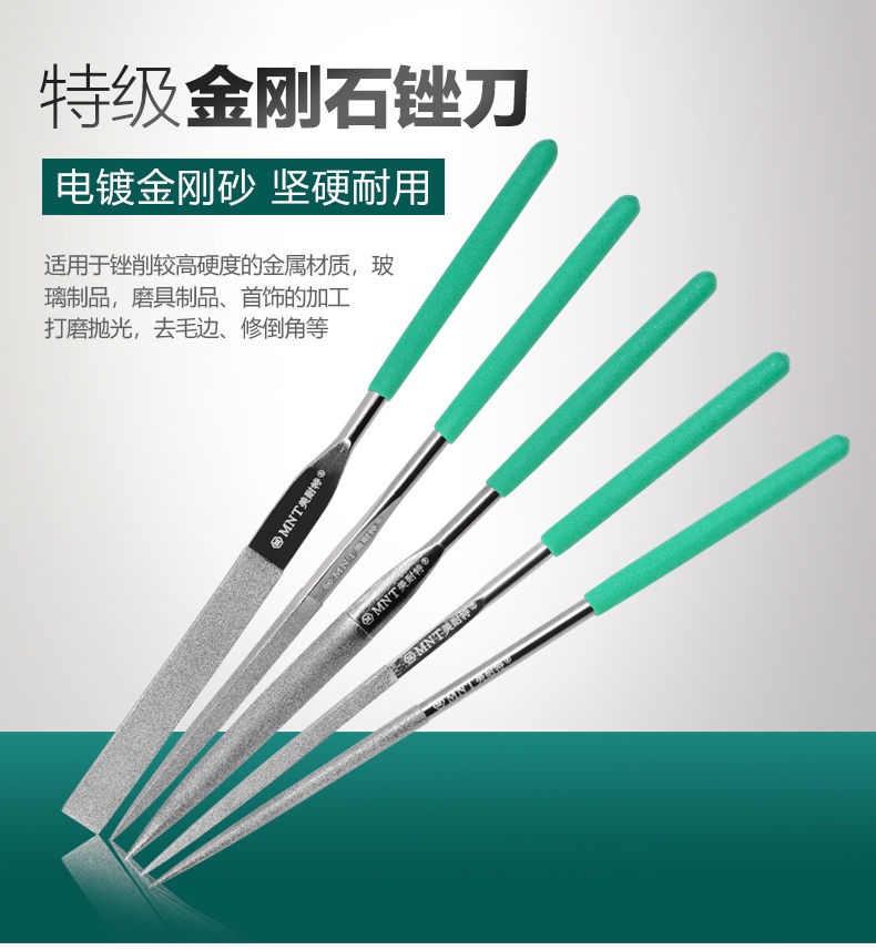 YOLO MALL Diamond triangle file grinding tools diamond alloy assorted ...