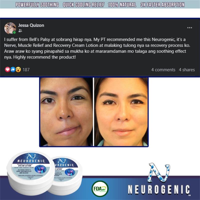 NEUROGENIC CREAM ORIGINAL - Nerve & Muscle Pain Relief and Recovery-50g ...