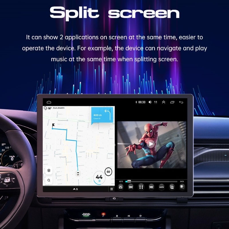 13inch 8Core 4G+64G Android Car Stereo 360 camera system with 4G sim ...