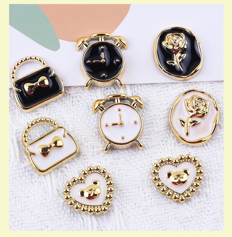 Jibz Charms Croc Vintage Rose DIY Charm Shoes Decoration Accessories ...