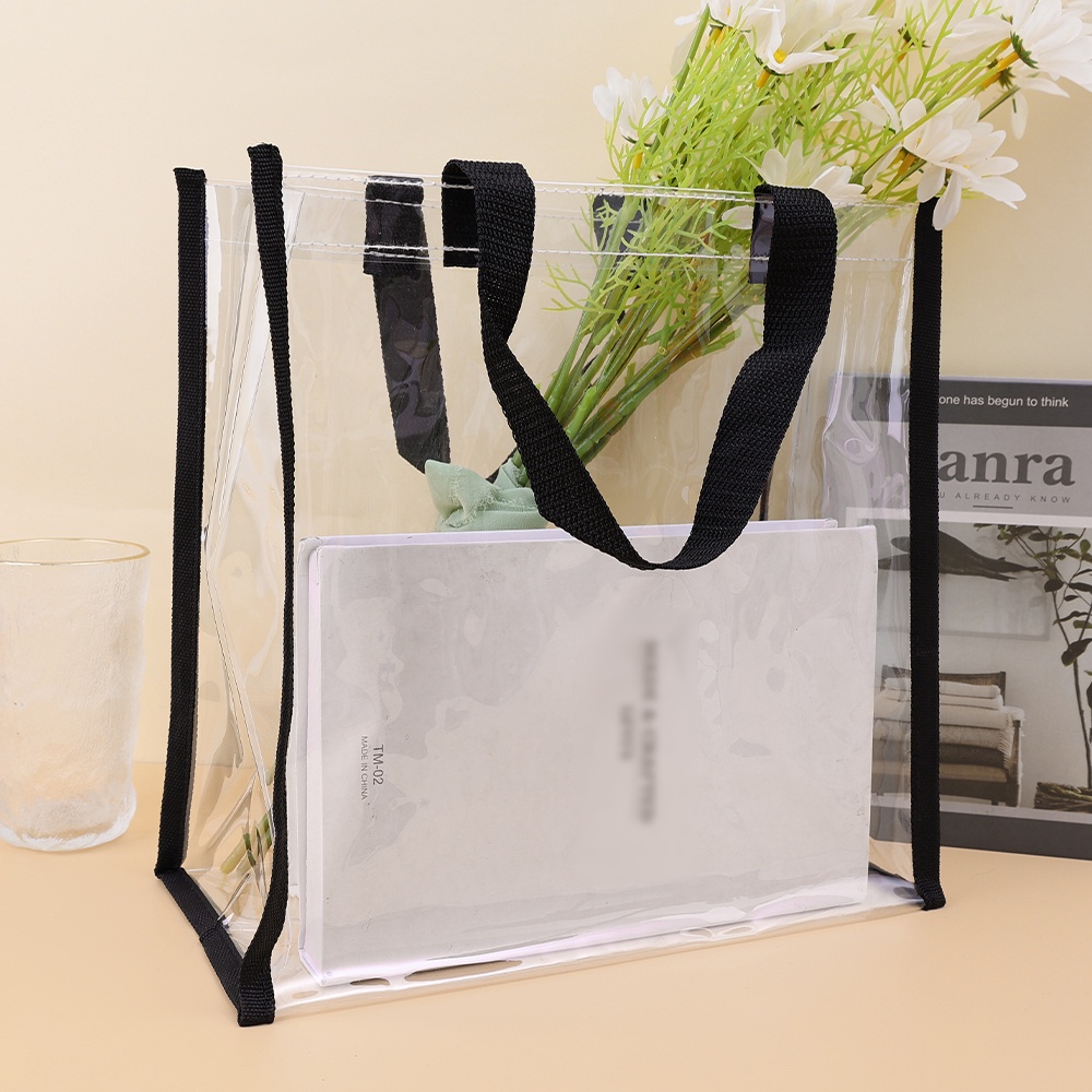 Fashion PVC Transparent Handbag Plastic Lightweight Waterproof Shoulder ...