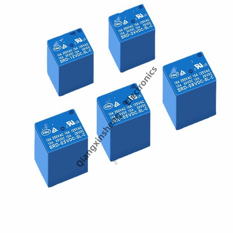 Mini Electronic Relay T73 Relay SRD-12VDC-SL-C SRD-05VDC-SL-C 24VDC 5 ...