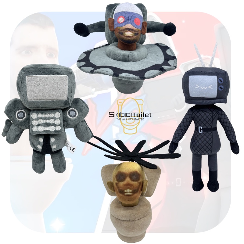 Toilet Plush Skibidi Hilarious And Entertaining Youtube Character Great ...