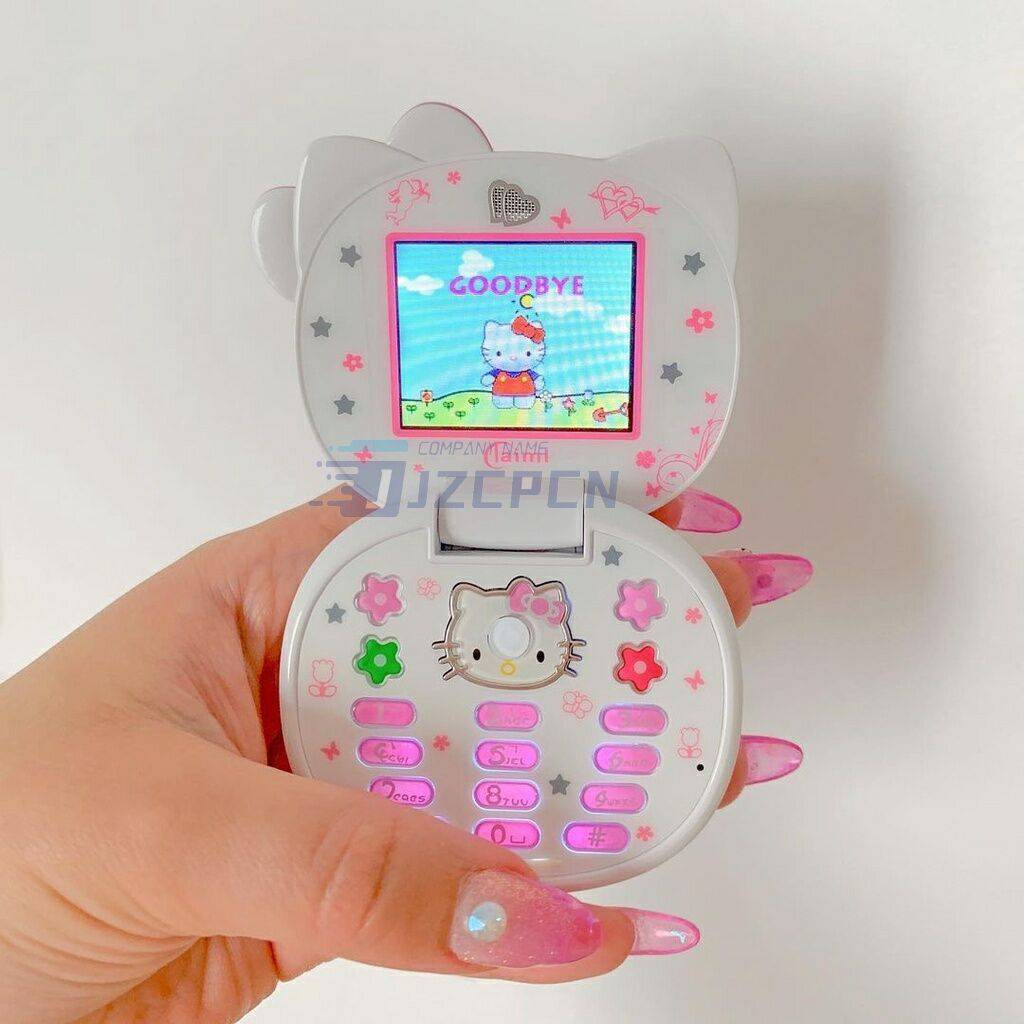 Sanrio Small Mobile Phone K688 Kawaii Hello Kitty Flip Cartoon 2G ...