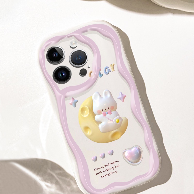 YBD Cute Wave Phone Case for Vivo Y02 Y02A Y02T V2254 Small Fresh ...