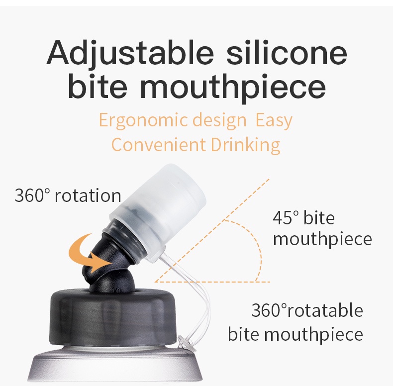 AONIJIE SD21 Soft Collapsible Bottle 250ml 420ml Water Bottle ...