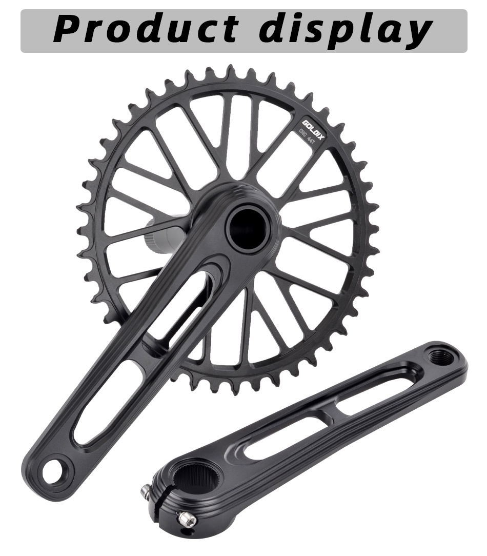 Crankset road bike GXP Ultralight 1x hollowtech crank arm 165mm 170mm ...