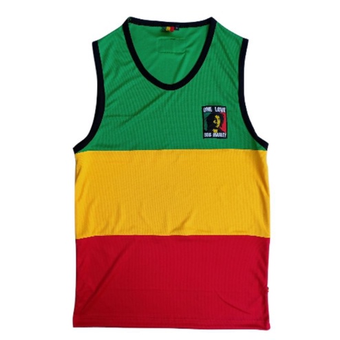 Jamaica Rasta Original Reggae Vest Full Sublimation 3D Summer Vest ...