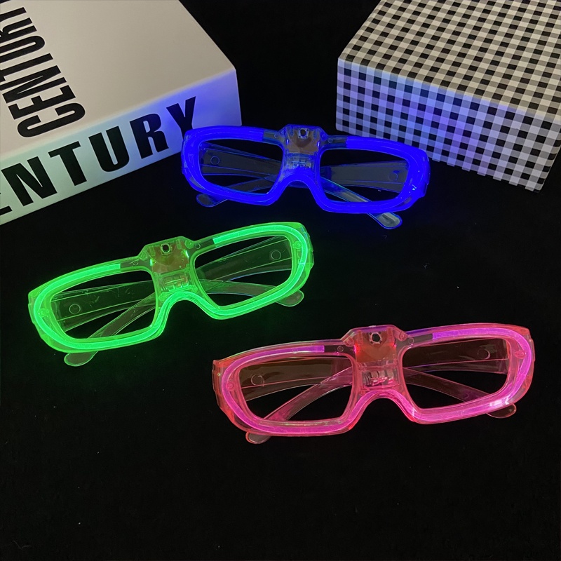 Square Shutters Light Up Glasses for Party Bar Festival Celebration ...