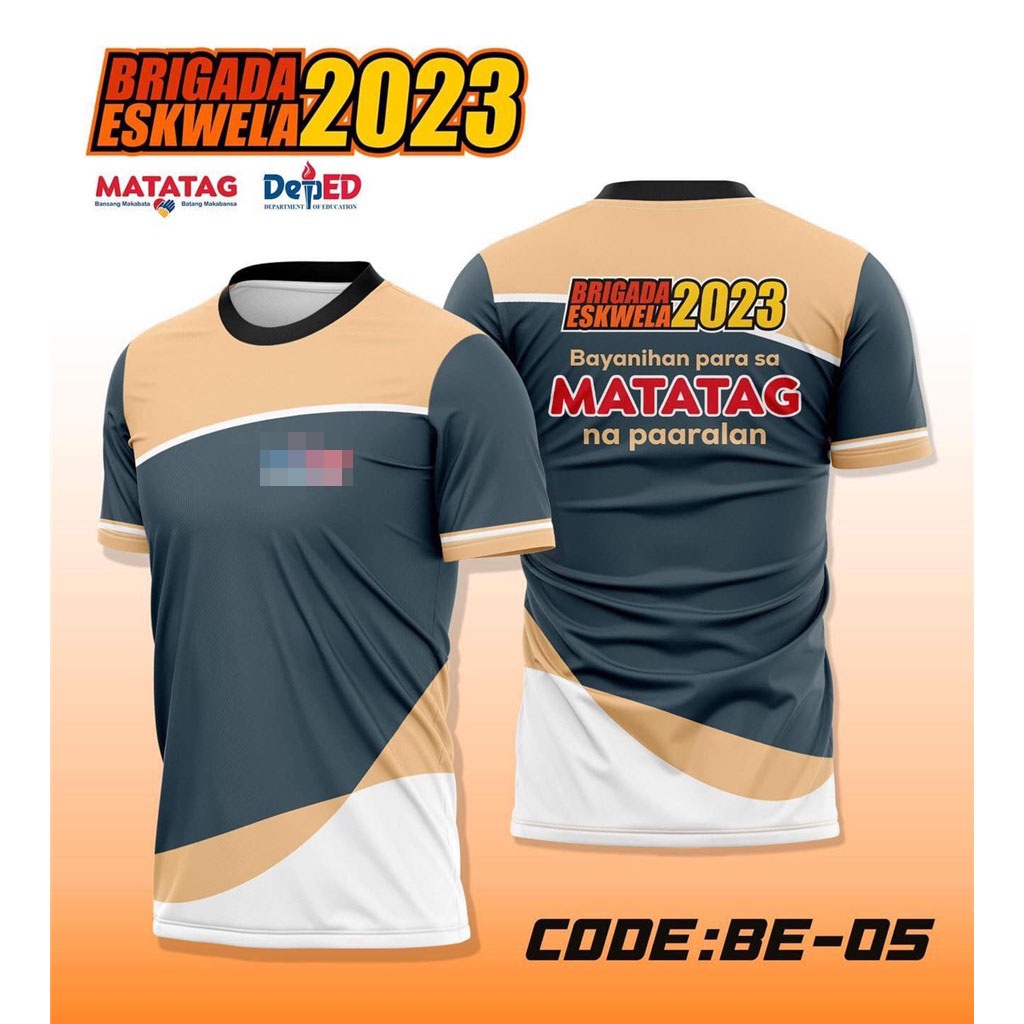 2023 MATATAG UNIFORM SUBLIMATION CODE-BE05 DEPED BADGE | Shopee Philippines