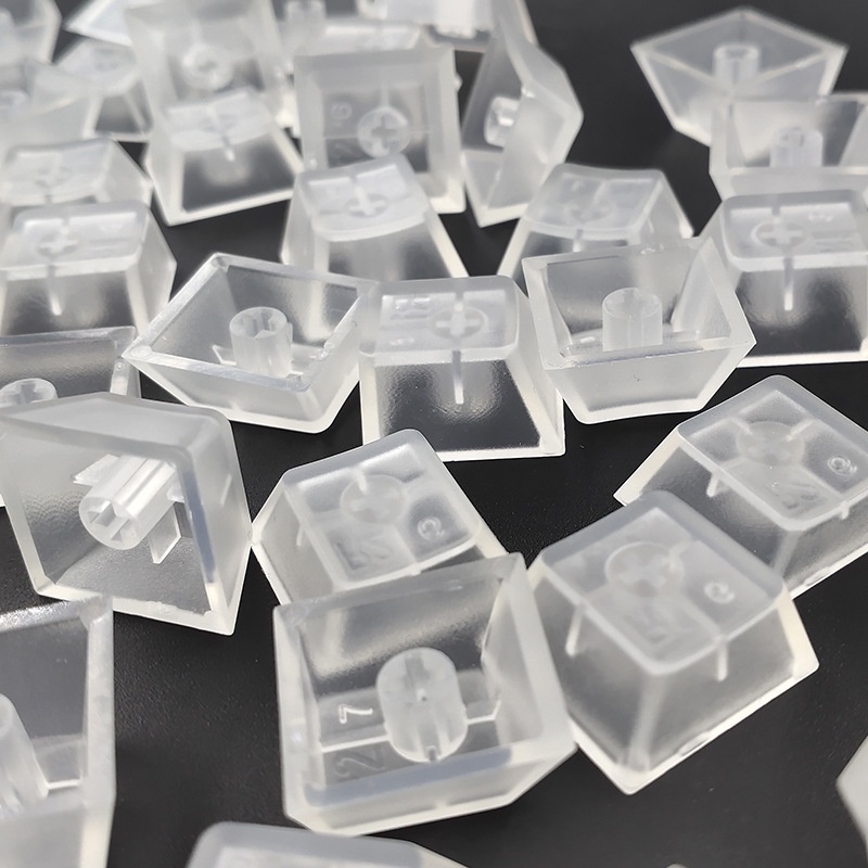 Amerteer 10Pcs Transparent ABS Keycaps Mechanical keyboard Matte ...