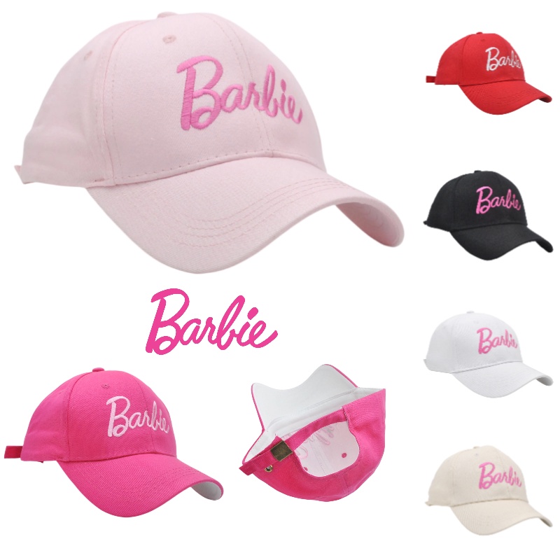 Hard Top Barbie Baseball Cap With Embroidered Curved Brim Fashionable ...