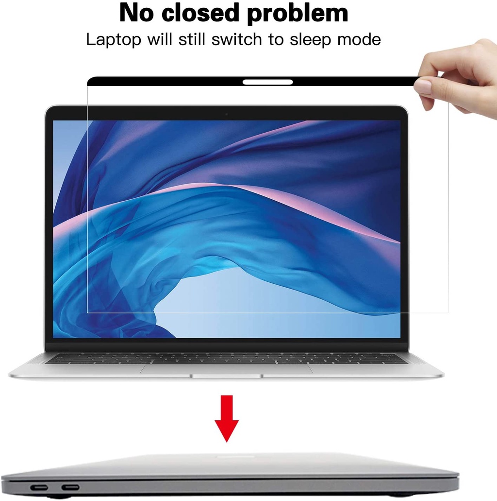 [HD+Anti Blue light] New Upgrade Magnetic attraction HD Screen Protectors for 2022 2023 MacBook ...