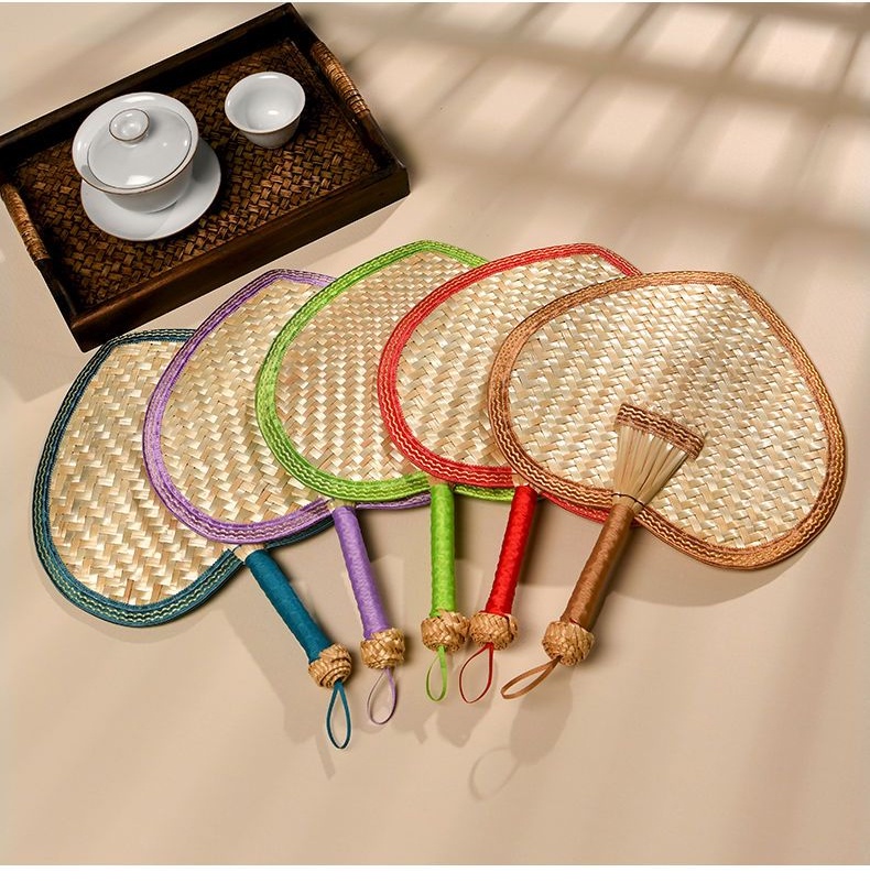 Hand Fans Weaving Handmade Baby Kids Fan Portable Old-Style Hand ...