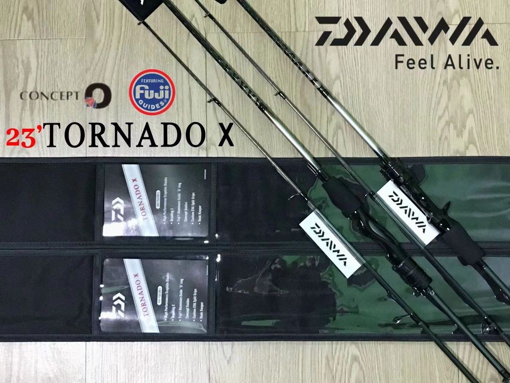 DAIWA 19' & 23' TORNADO/ TORNADO-X SPINNING/ BAITCASTING( BC ) FISHING ROD | Shopee Philippines