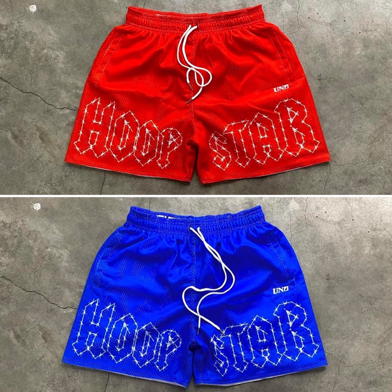 UNDRAFTED “ Hoops Star Mesh Shorts “ w/Free Sticker | Shopee Philippines