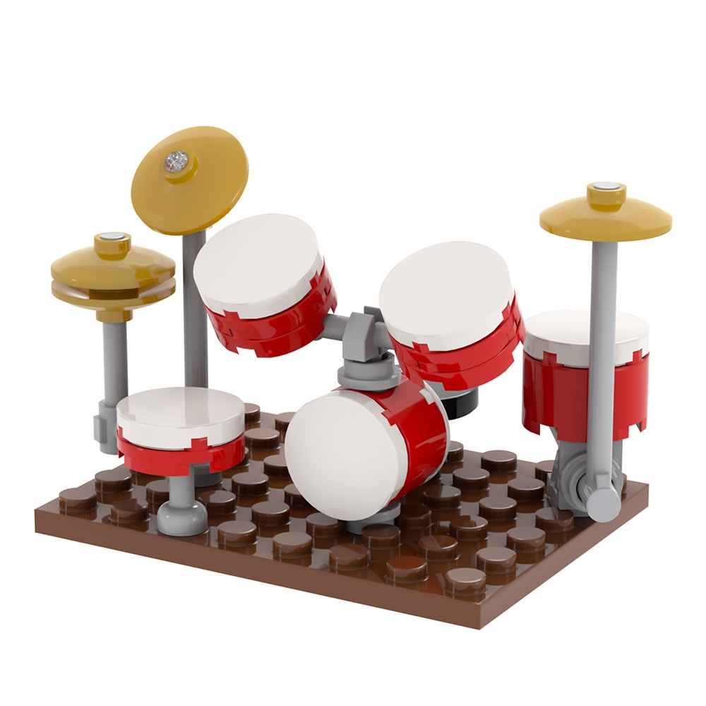MOOXI Compatible With LEGO Creative City Series Musical Instrument Drum ...