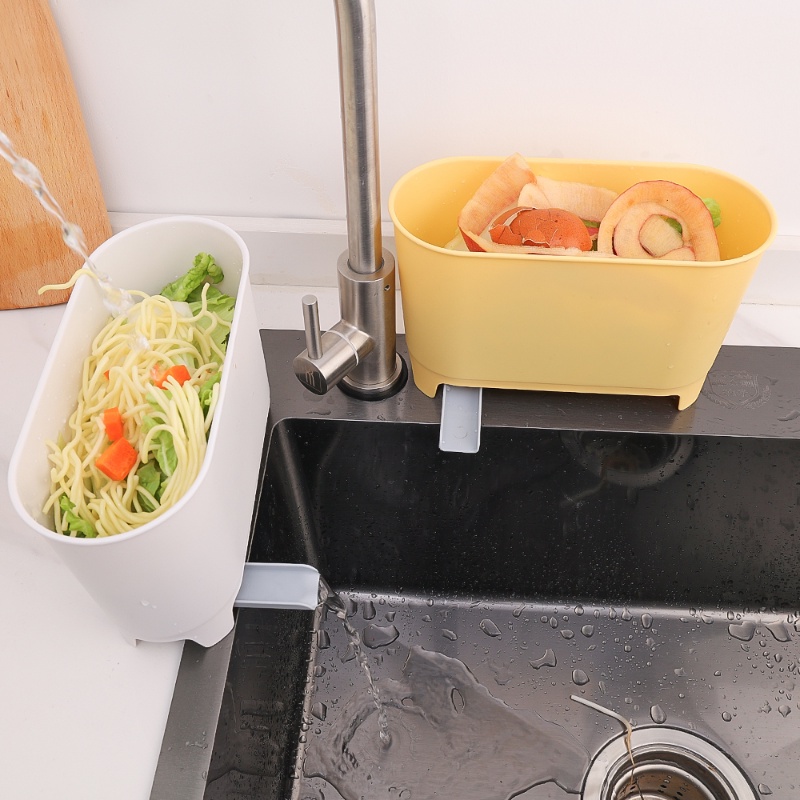 Kitchen Sink Strainer Storage Basket Kitchen Waste, Food Leftover, Soup ...