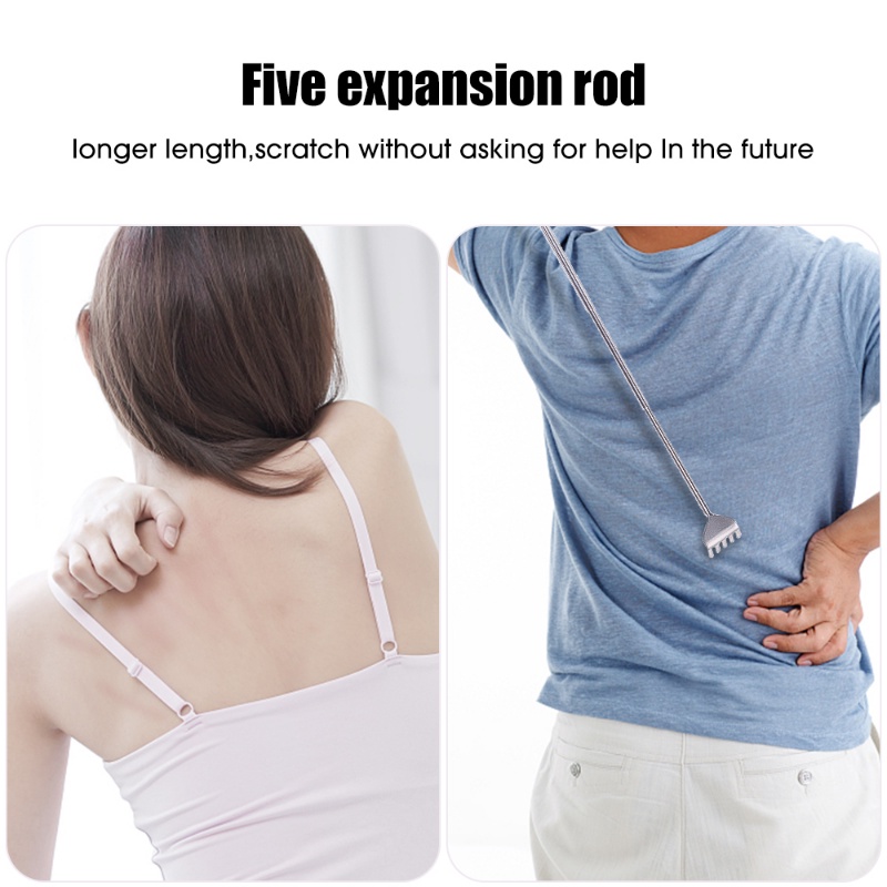 Telescopic Steel Tickling Rake Tickle Massager Portable Retractable ...