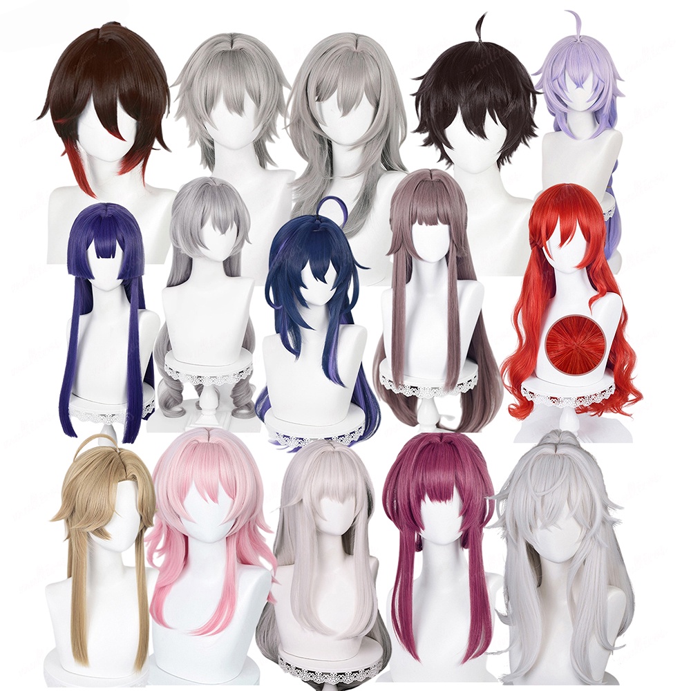 Game Honkai Star Rail Kafka Cosplay Wig Herta Himeko Pela March 7th ...