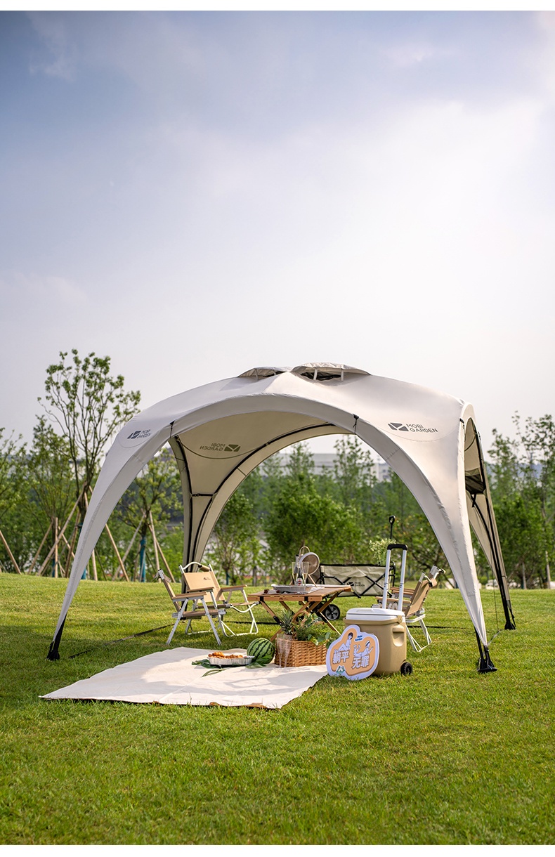 MOBI GARDEN Camping Sunshade Canopy Pavilion Vestibule Tent For Glamping Outdoor Garden ...
