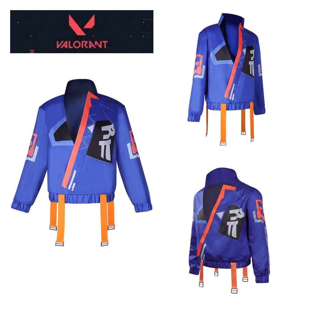 Yoru Cosplay Jacket Game Valorant Yoru Cosplay Costumes Blue Adult Tops ...